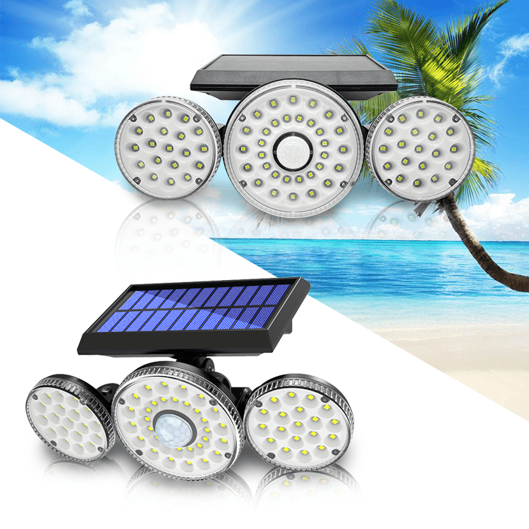 LED Solar Sensor Light - Round